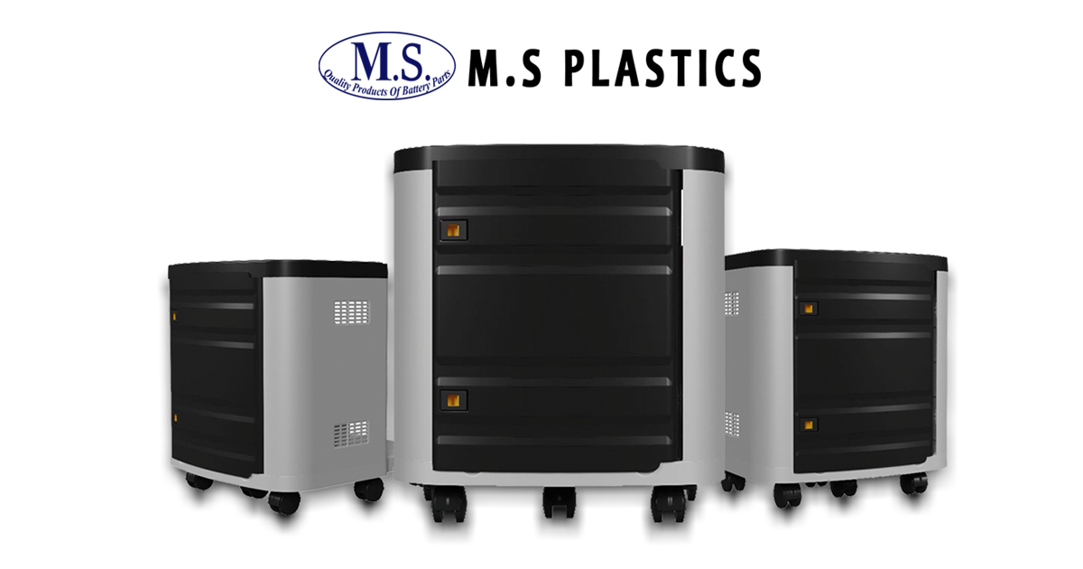 Durable PP Containers for Batteries | M.S. Plastics